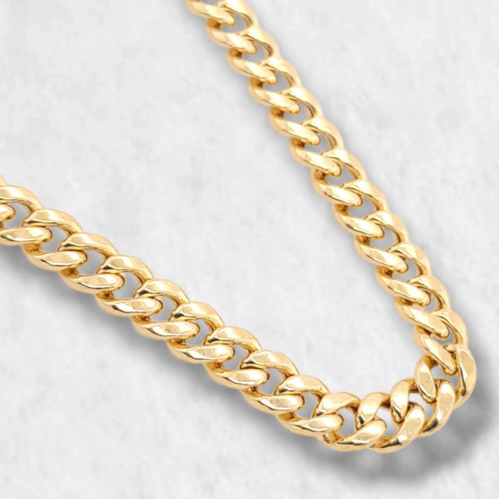 EUROGEMS Cadena (50 cm) Tejido Cuban Light (6 mm)